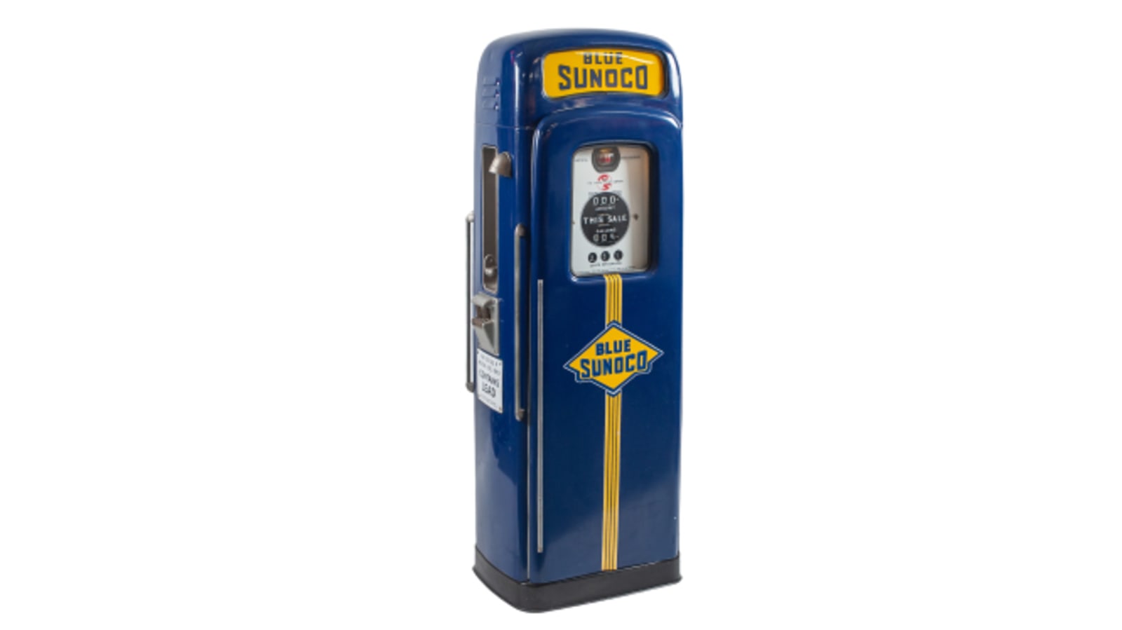 Blue SUNOCO Wayne Gas Pump at Indy Road Art 2021 as M164 - Mecum Auctions