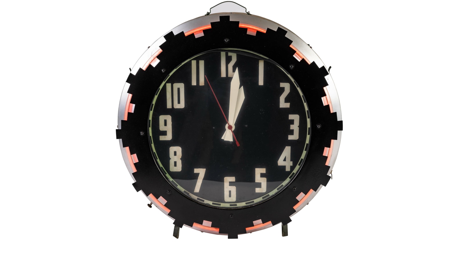 Aztec Neon Clock at Indy Road Art 2022 as B57 - Mecum Auctions