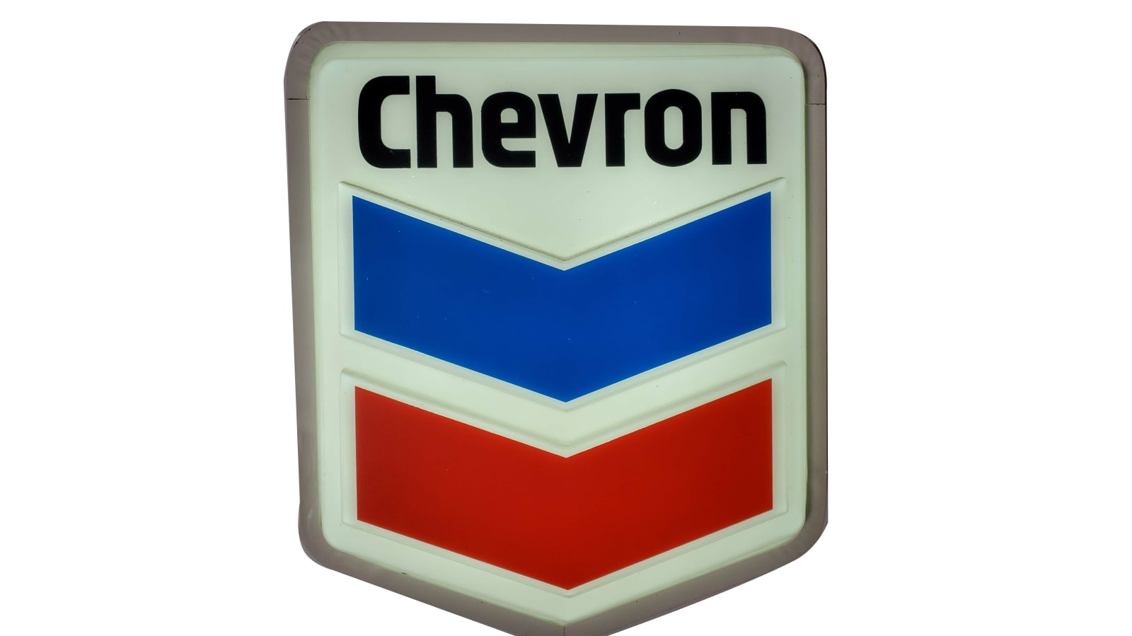 2005 Chevron Single-Sided Embossed Plastic Light-Up Sign at Indy Road ...