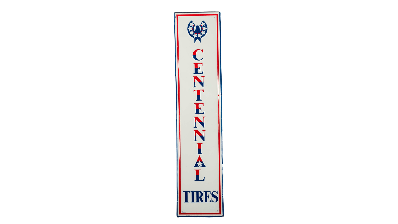 Centennial Tires Single-Sided Tin Sign at Indy Road Art 2022 as M101 ...