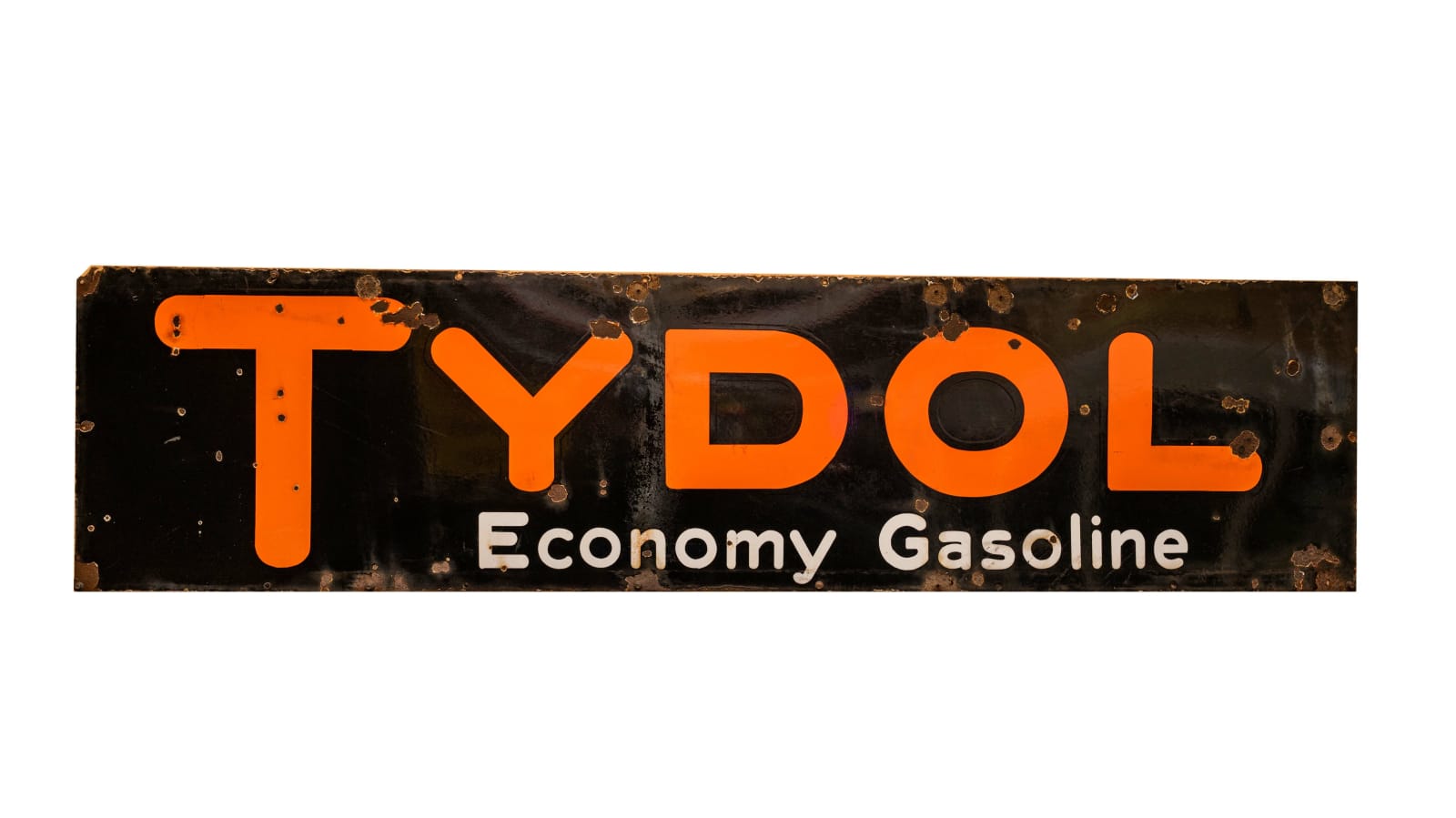 Tydol Economy Gasoline Single-Sided Porcelain Sign at Indy Road Art ...