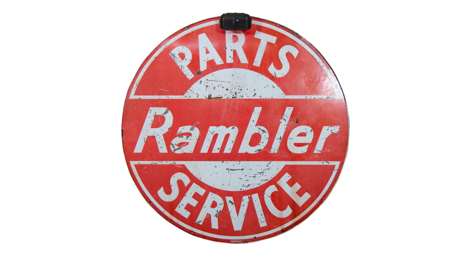Rambler Double-Sided Porcelain Sign at Indy Road Art 2022 as E277 ...