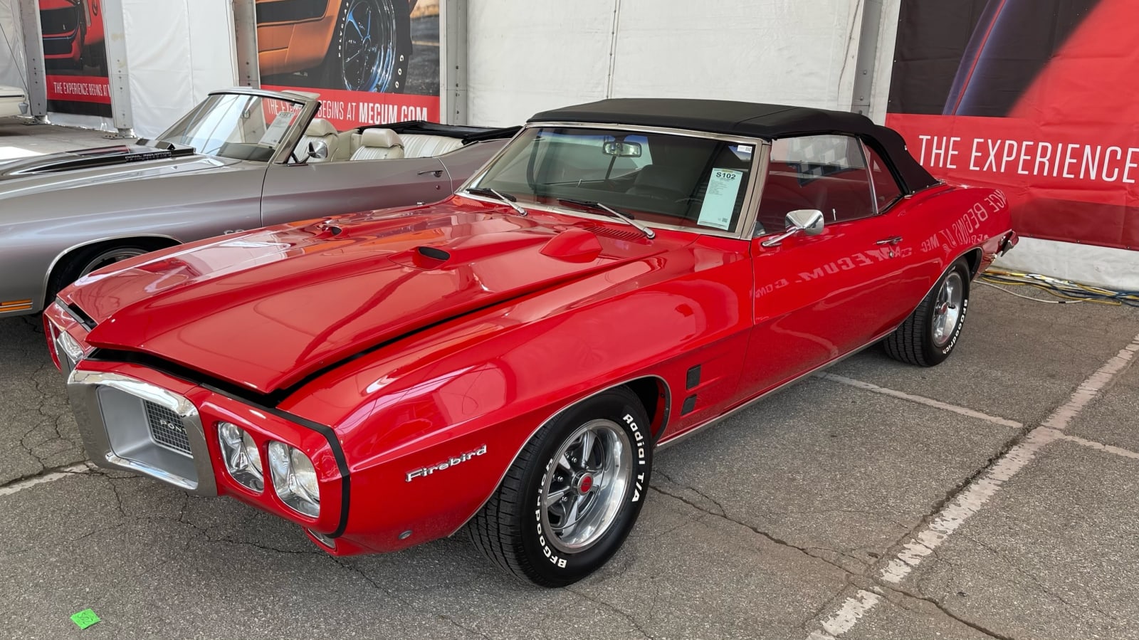 1969 Pontiac Firebird Convertible at Indy 2022 as S102 - Mecum Auctions