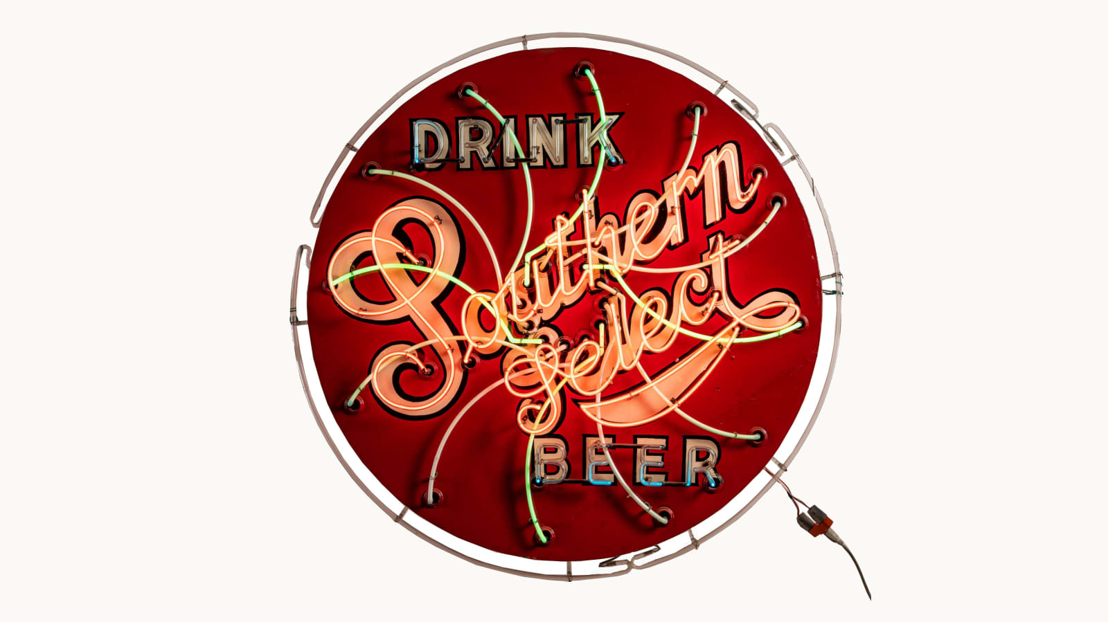 Southern Select Beer Double-Sided Tin Neon Sign at Indy 2022 as Z909 ...