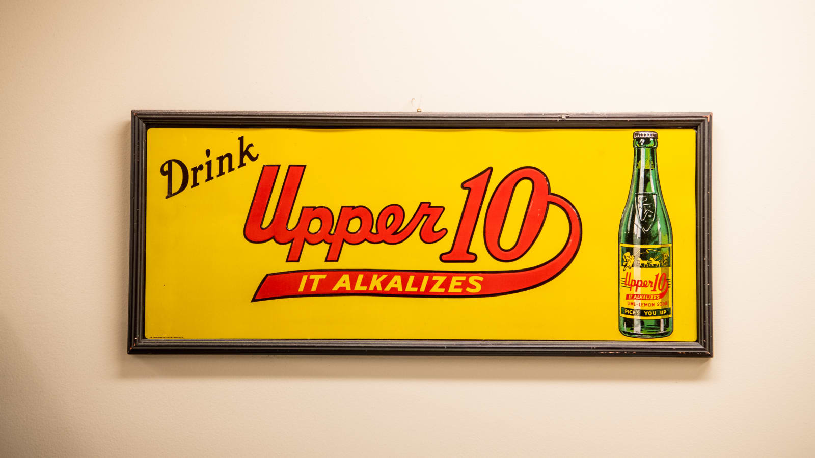 Upper 10 Soda Single-Sided Embossed Tin Sign at The World’s Largest ...