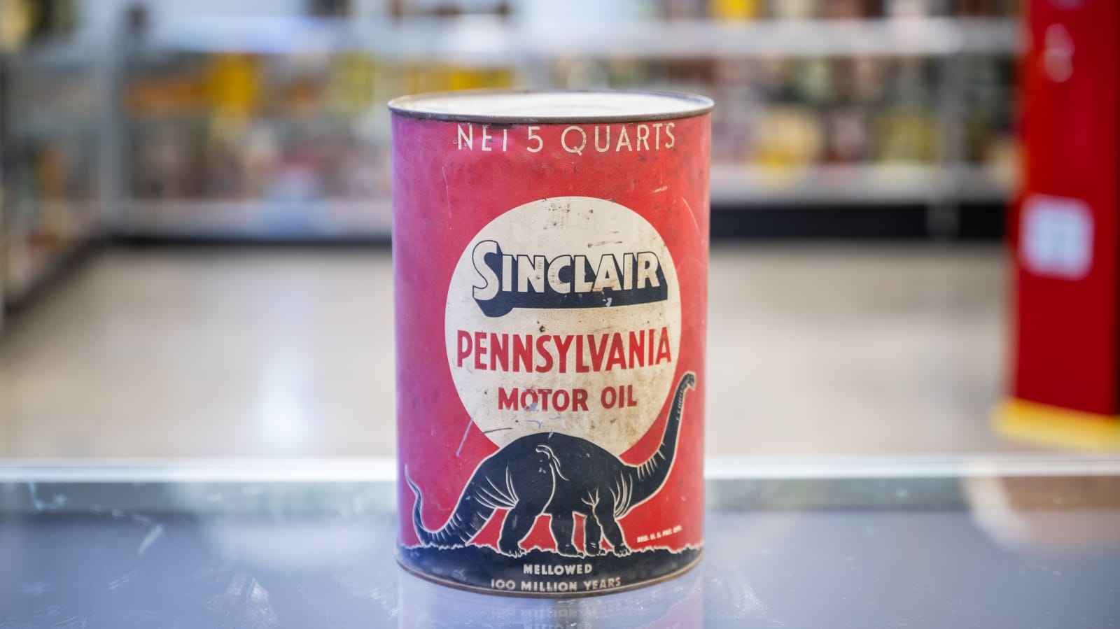 Sinclair Motor Oil 5-Quart Oil Can at The World’s Largest Road Art ...