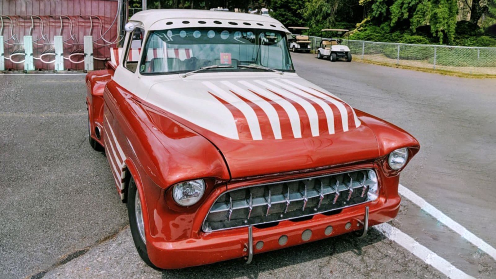 1955 Chevrolet Apache Custom Pickup at Harrisburg 2023 as T143 - Mecum ...