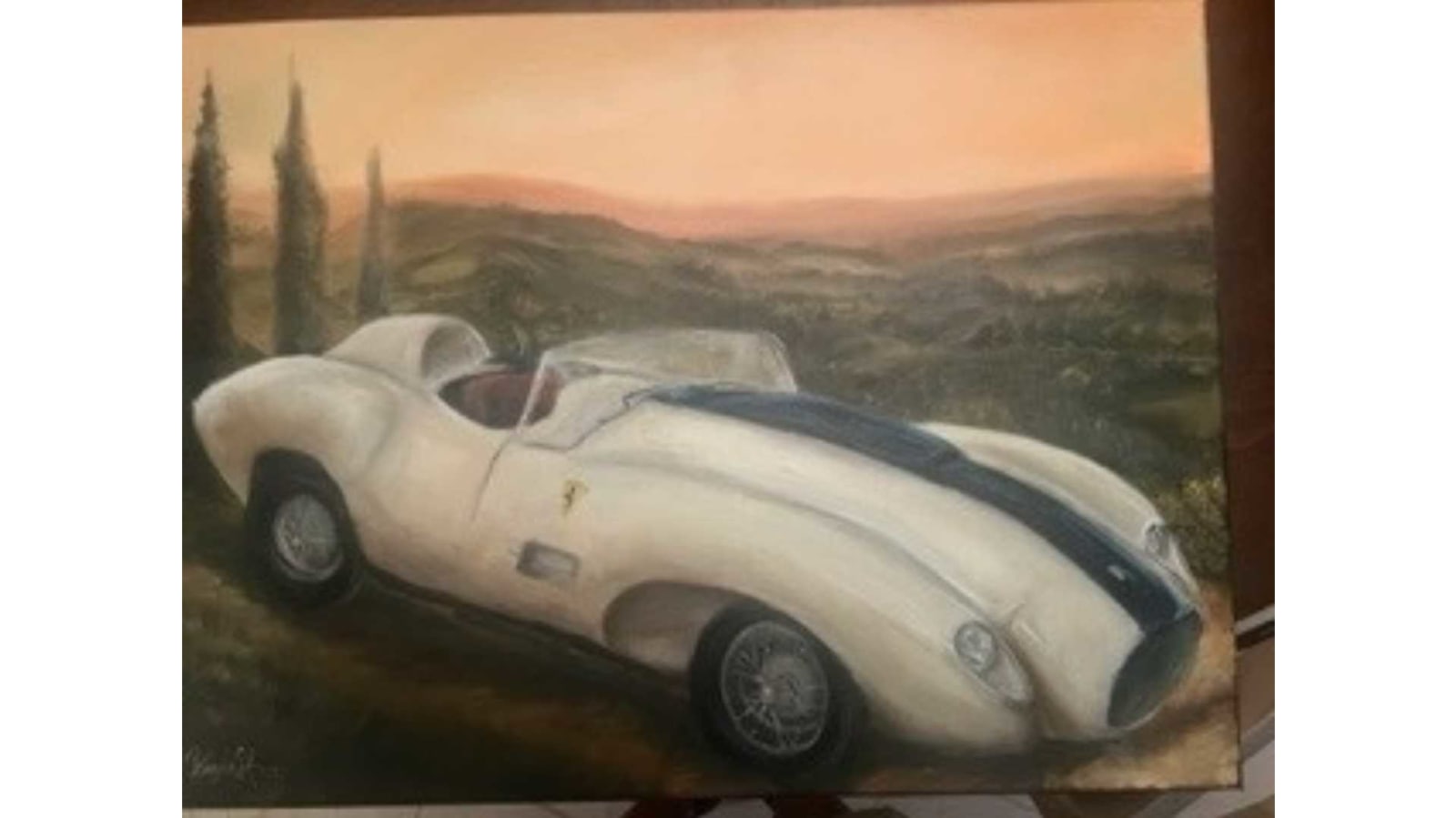 Curing Kids Cancer Hand Painted Ferrari by Mikayla Herring at ...