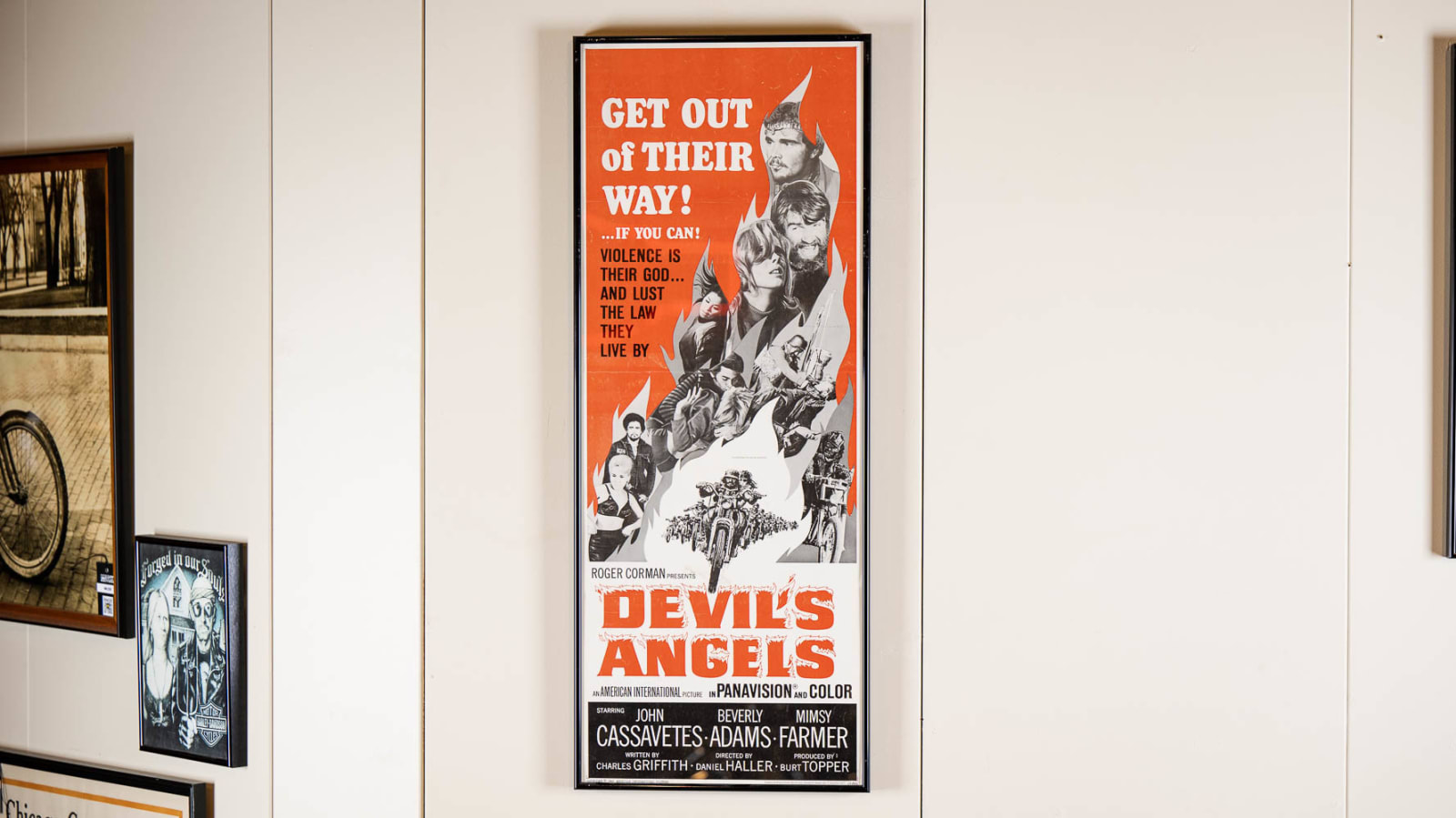 1967 "Devil’s Angels" Framed Movie Poster at From the John Parham Estate Collection 2023 as T471 ...