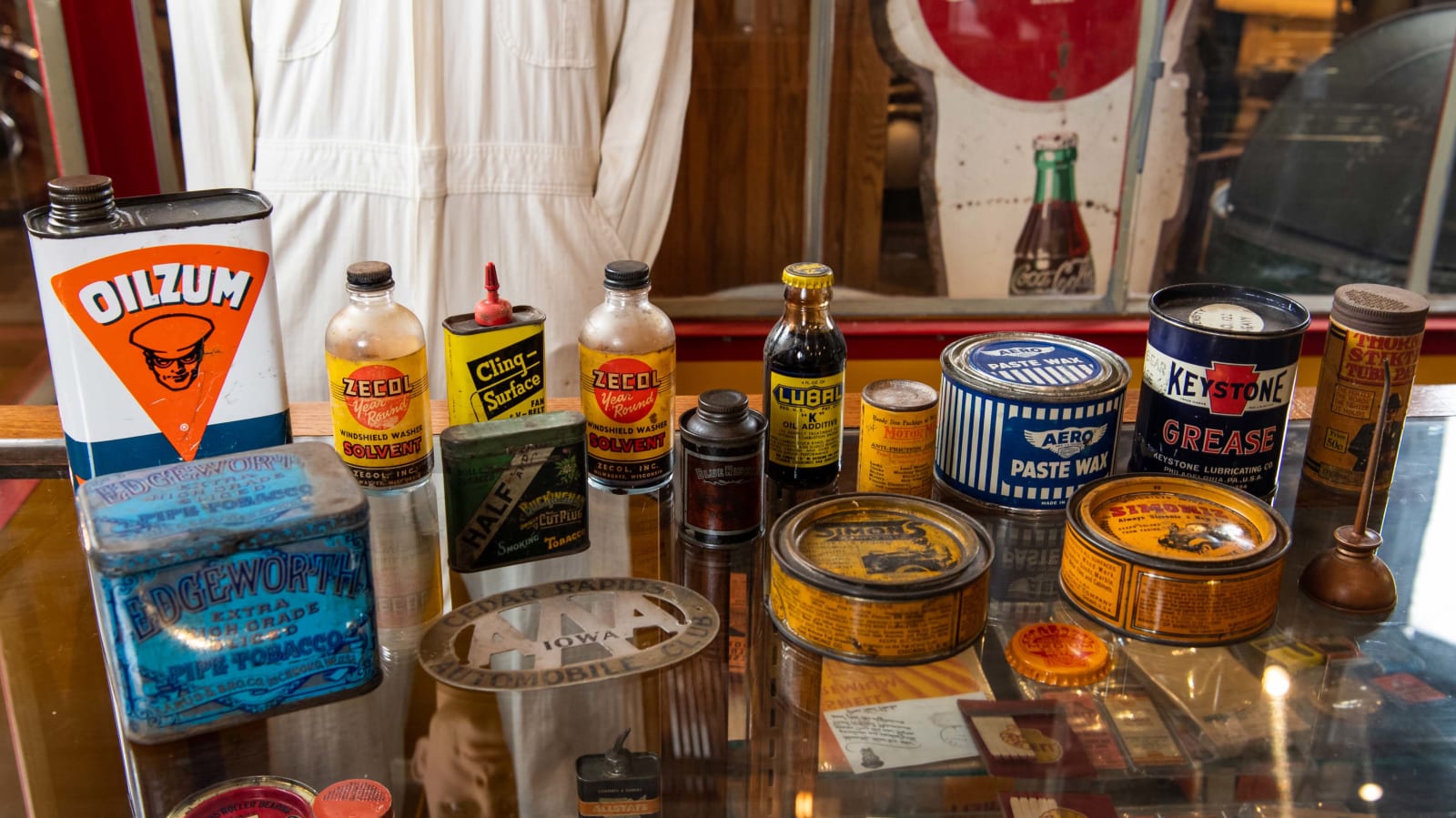 Oil and Grease Cans, Lot of 17 at From the John Parham Estate ...