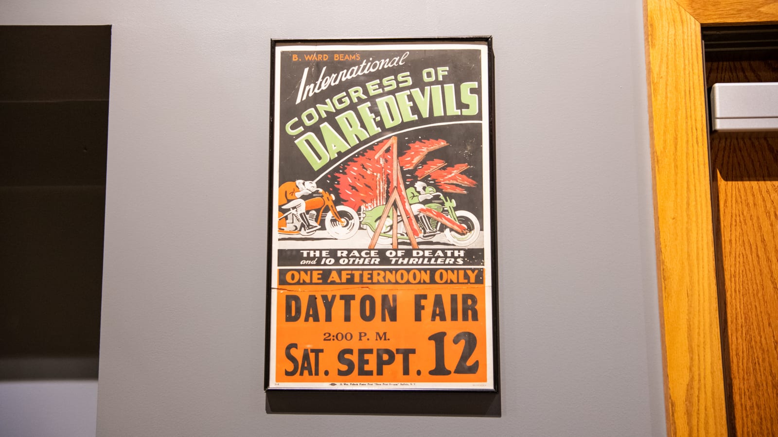 International Congress of Dare-Devils Framed Poster at From the John ...