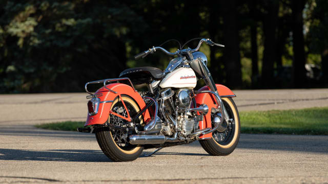 1954 Harley-Davidson FL Panhead at Las Vegas Motorcycles 2022 as T69 ...