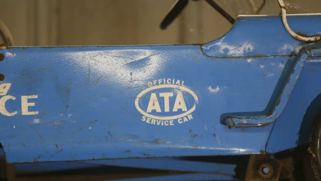 ATA Tow Truck Pedal Car at Elmer's Auto & Toy Museum Collection 2022 as ...