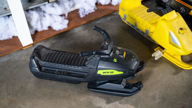 Arctic Cat/Ski-Doo Snowmobile Child Sleds at Elmer's Auto & Toy Museum ...