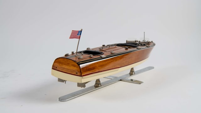 Triple Cockpit Wood Boat Model at Kissimmee 2022 as Z343 - Mecum Auctions