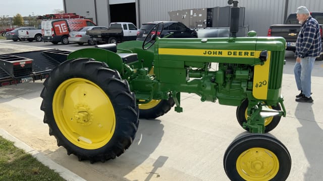 1957 John Deere 420T at Gone Farmin' Fall Premier 2021 as S157 - Mecum ...