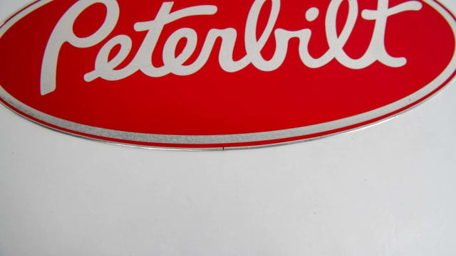 Peterbilt Single-Sided Tin Sign at Gone Farmin' Fall Premier 2021 as ...