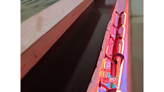 Wayne Feeds Single-Sided Tin Neon Sign at Gone Farmin' Fall Premier ...