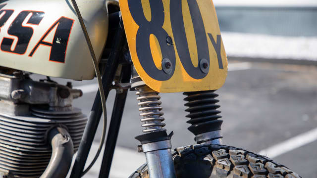 1957 BSA Goldstar DBD34 Jim Rice Dirt Track Racer at Las Vegas ...