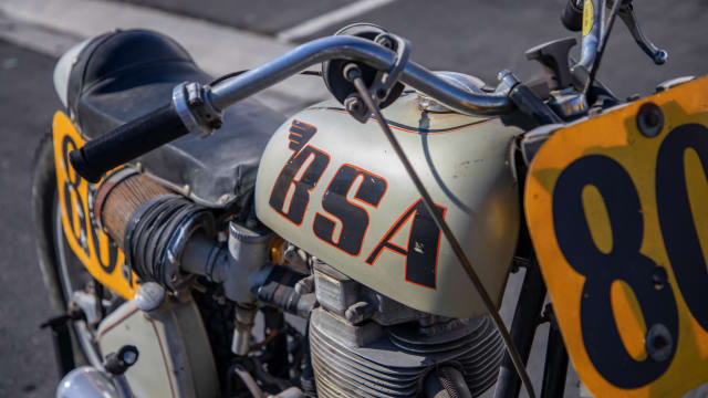 1957 BSA Goldstar DBD34 Jim Rice Dirt Track Racer at Las Vegas ...