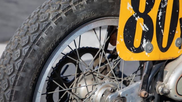 1957 BSA Goldstar DBD34 Jim Rice Dirt Track Racer at Las Vegas ...