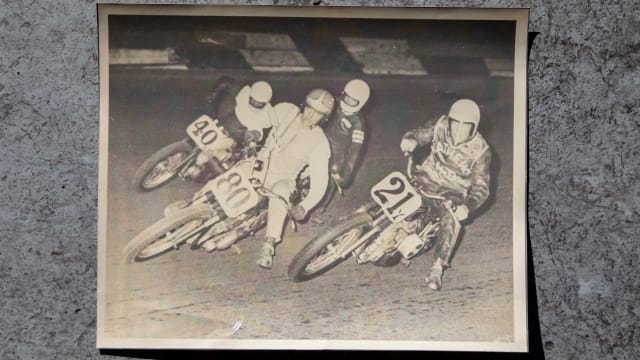 1957 BSA Goldstar DBD34 Jim Rice Dirt Track Racer at Las Vegas ...