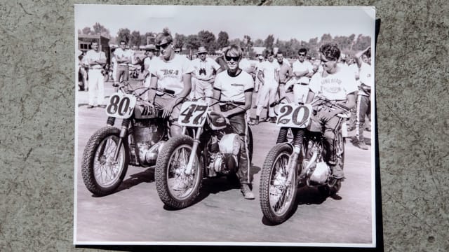 1957 BSA Goldstar DBD34 Jim Rice Dirt Track Racer at Las Vegas ...