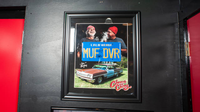 Cheech And Chong Framed And Autographed License Plate And Photo at The ...