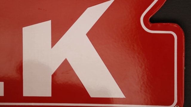 Quaker Maid Milk Porcelain Sign at The Eddie Vannoy Collection 2020 as ...