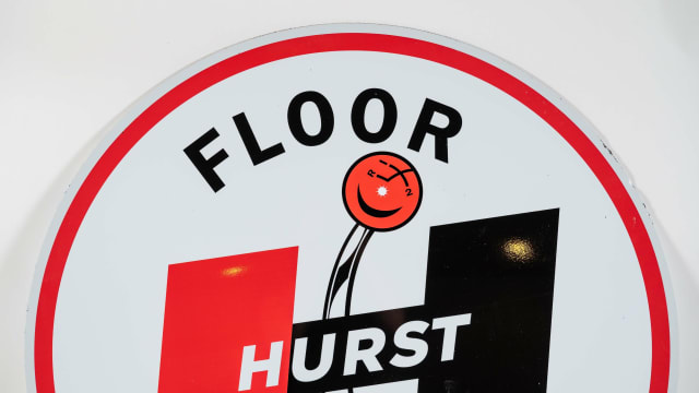 Hurst Floor Shifter Single-Sided Tin Sign at Harrisburg 2022 as Z328 ...