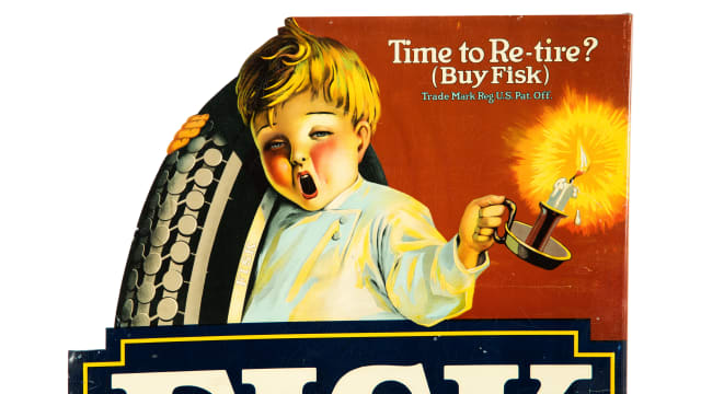 Fisk Tires Flange Sign Sstf 22.75x27.75 at The Road Art Collection 2016 ...