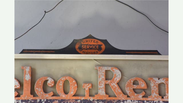 Delco Remy Auto Lite Hanging Lighted Sign 25x18x5 at Indy Road Art 2017 ...