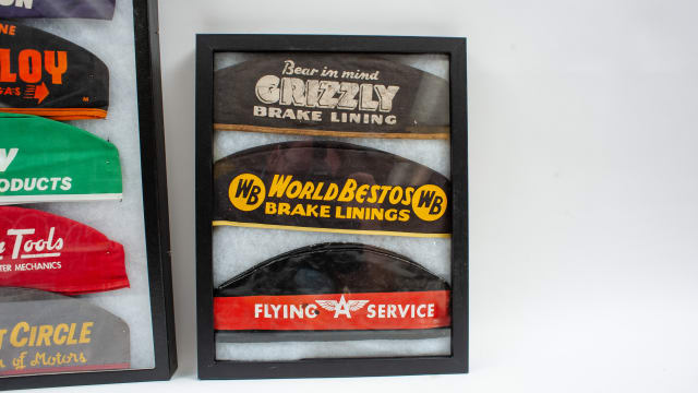 Service Station Hats Framed Collection at Indy Road Art 2021 as B424 ...