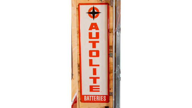 Autolite Batteries Single-Sided Embossed Tin Sign at Indy Road Art 2022 ...