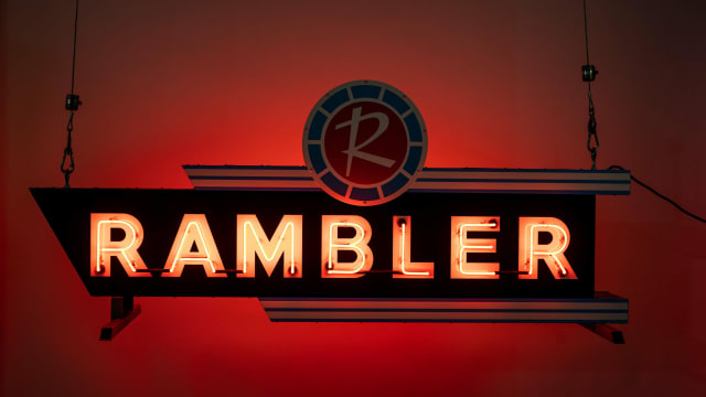 Rambler Double-Sided Neon Sign at Indy 2022 as Z803 - Mecum Auctions