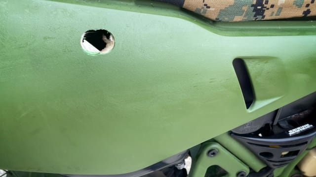 2000 Kawasaki KLR 650-A Diesel HDT Military at Houston 2023 as T44 ...