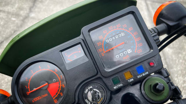 2000 Kawasaki KLR 650-A Diesel HDT Military at Houston 2023 as T44 ...