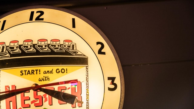 Hester Batteries Lighted Clock at The World’s Largest Road Art Auction ...