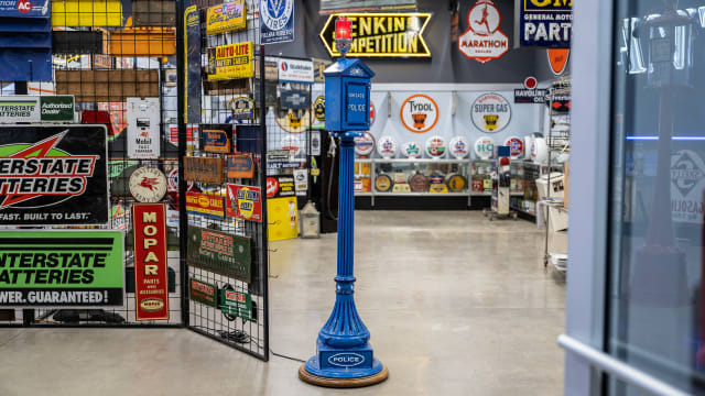 Chicago Police Call Box at The World’s Largest Road Art Auction 2023 as ...