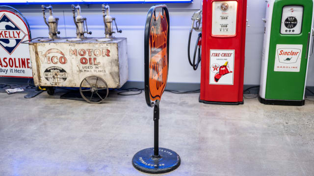 Phillips 66 Double-Sided Porcelain Curb Sign at The World’s Largest ...