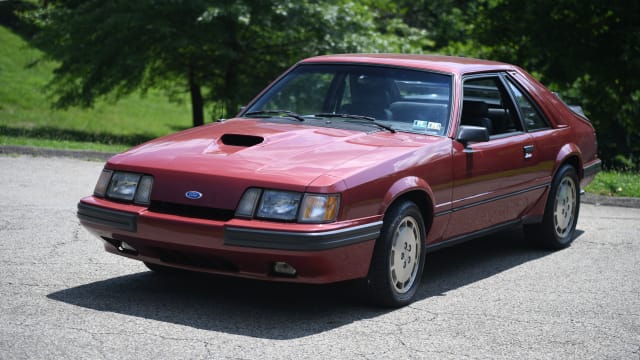 1985 Ford Mustang SVO at Harrisburg 2023 as W218 - Mecum Auctions
