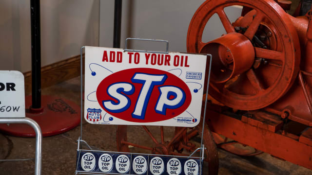STP and Amalie Oil Can Racks, Lot of 2 at From the John Parham Estate ...