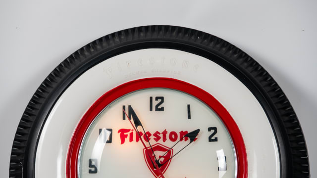 Firestone Tires Fiberglass Lighted Bubble Clock at Dallas 2023 as Z304 ...