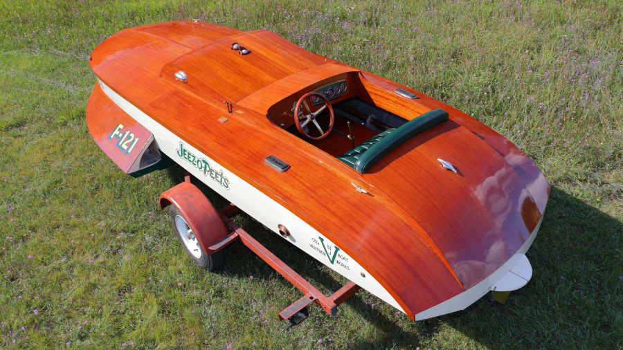 1937 Ventnor 18' Racing Runabout 'Jeez-O-Peets' at Kissimmee 2018 as ...