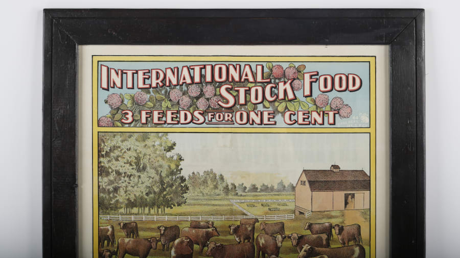 International Stock Food Paper Sign 33x26 at Gone Farmin' Iowa Premier ...