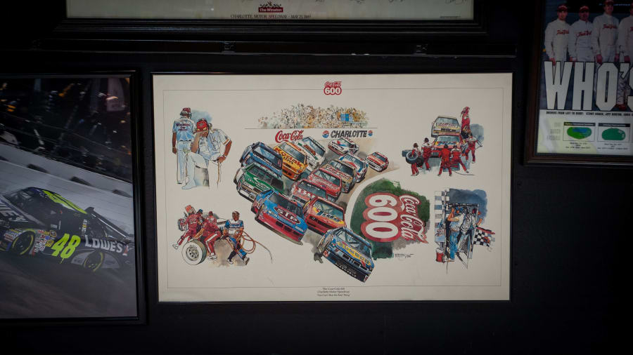 Framed NASCAR Posters - Lot Of 5 at The Eddie Vannoy Collection 2020 as ...