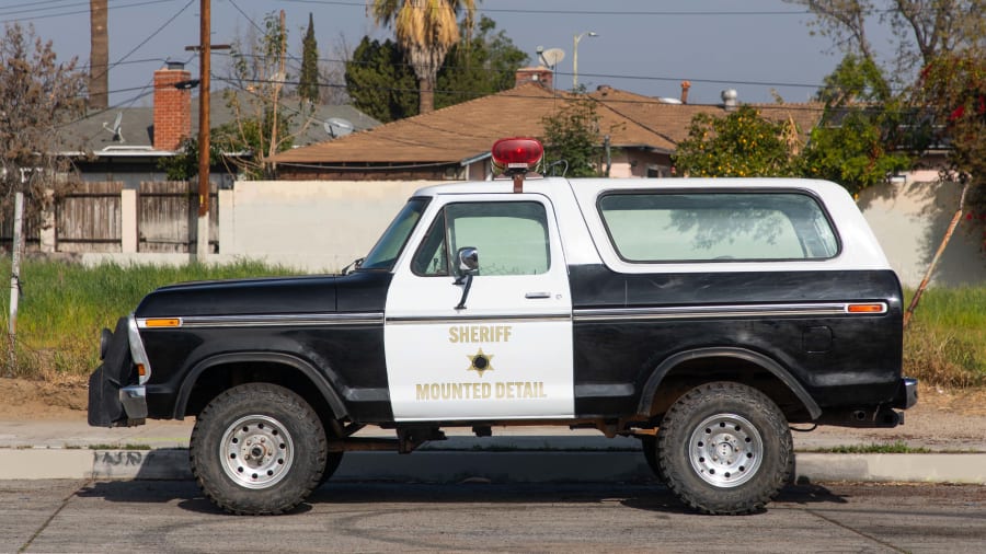 1979 Ford Bronco Police Car at Glendale 2020 as W144 - Mecum Auctions