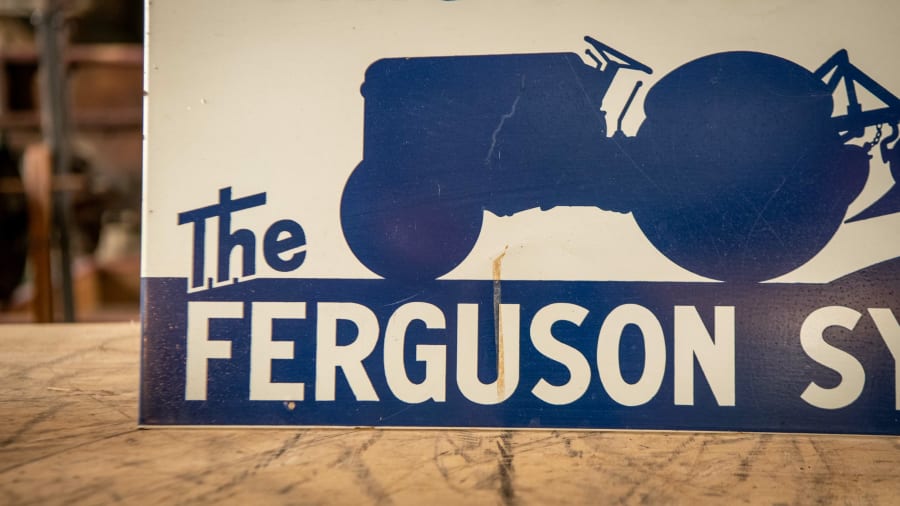 Ferguson System Single-Sided Tin Sign at Elmer's Auto & Toy Museum ...