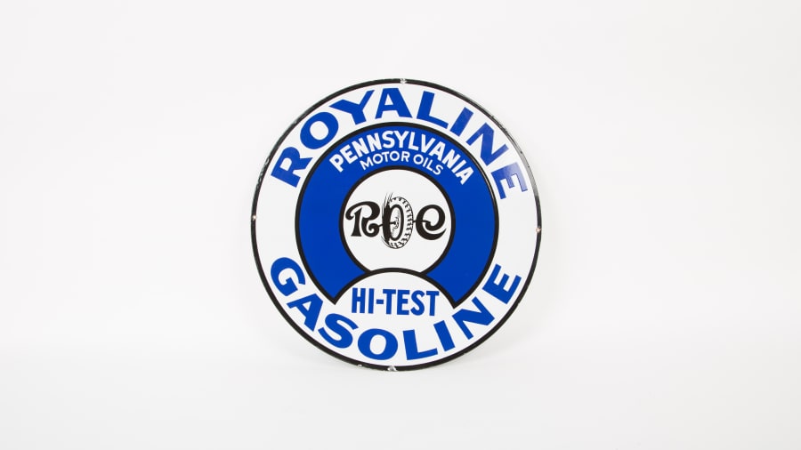 Royaline Hi-Test Gasoline Sign DSP 30x30 at Kissimmee 2016 as X27 ...