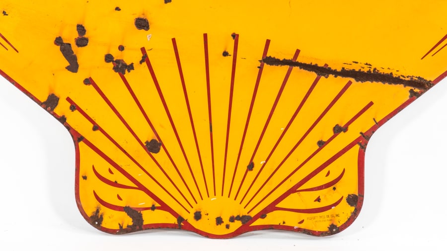 Shell Pecten Sign DSP 48x48 at Kissimmee 2017 as M10 - Mecum Auctions